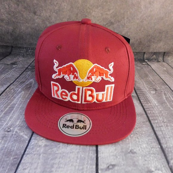 Red Bull | Accessories | Red Bull Snapback Hat Burgandy | Poshmark